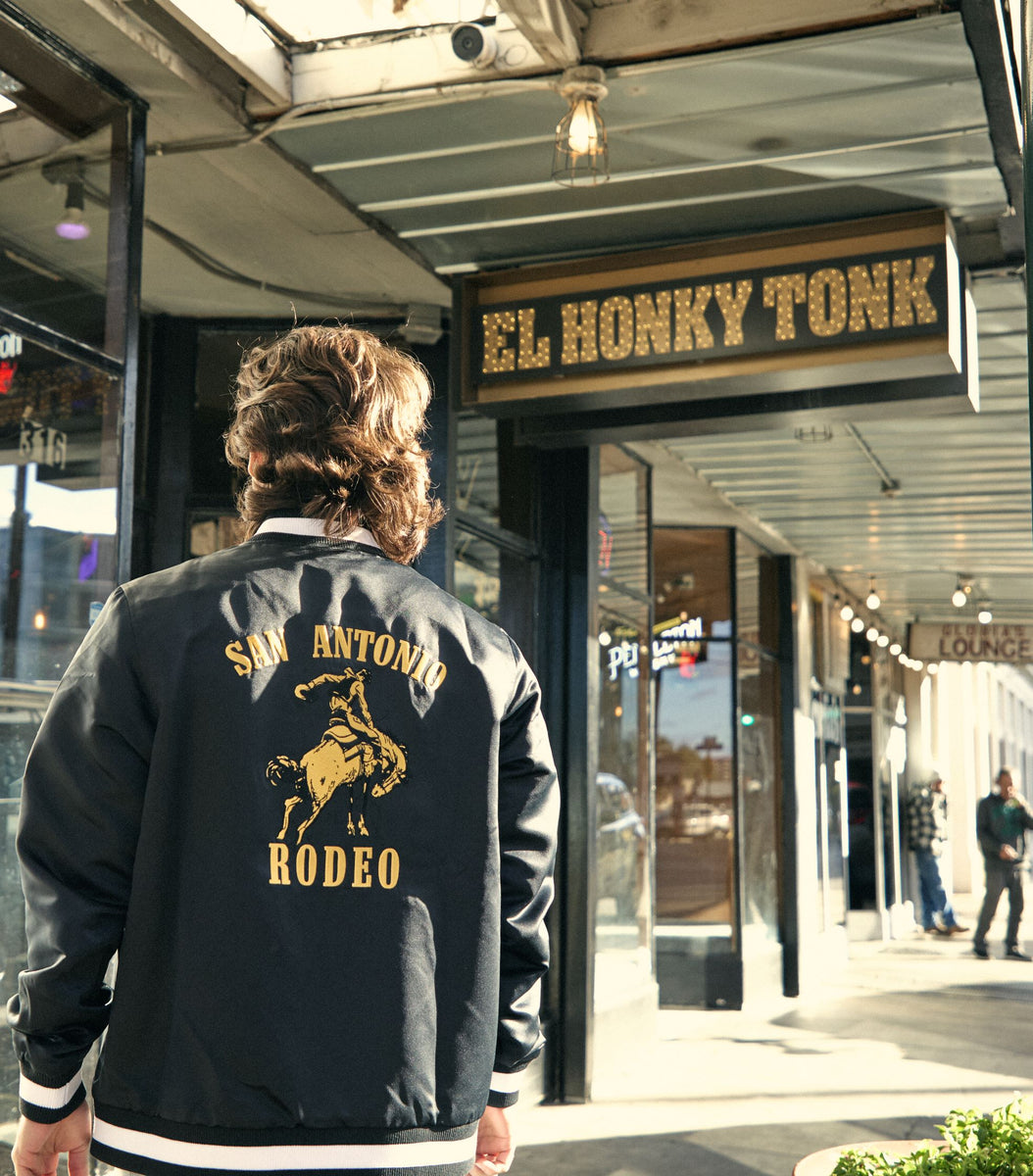HOOEY SATIN BOMBER JACKET – San Antonio Rodeo